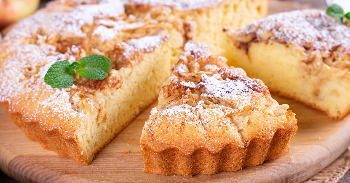 Итальянский пирог с яблоками. Пиршество вкуса!
